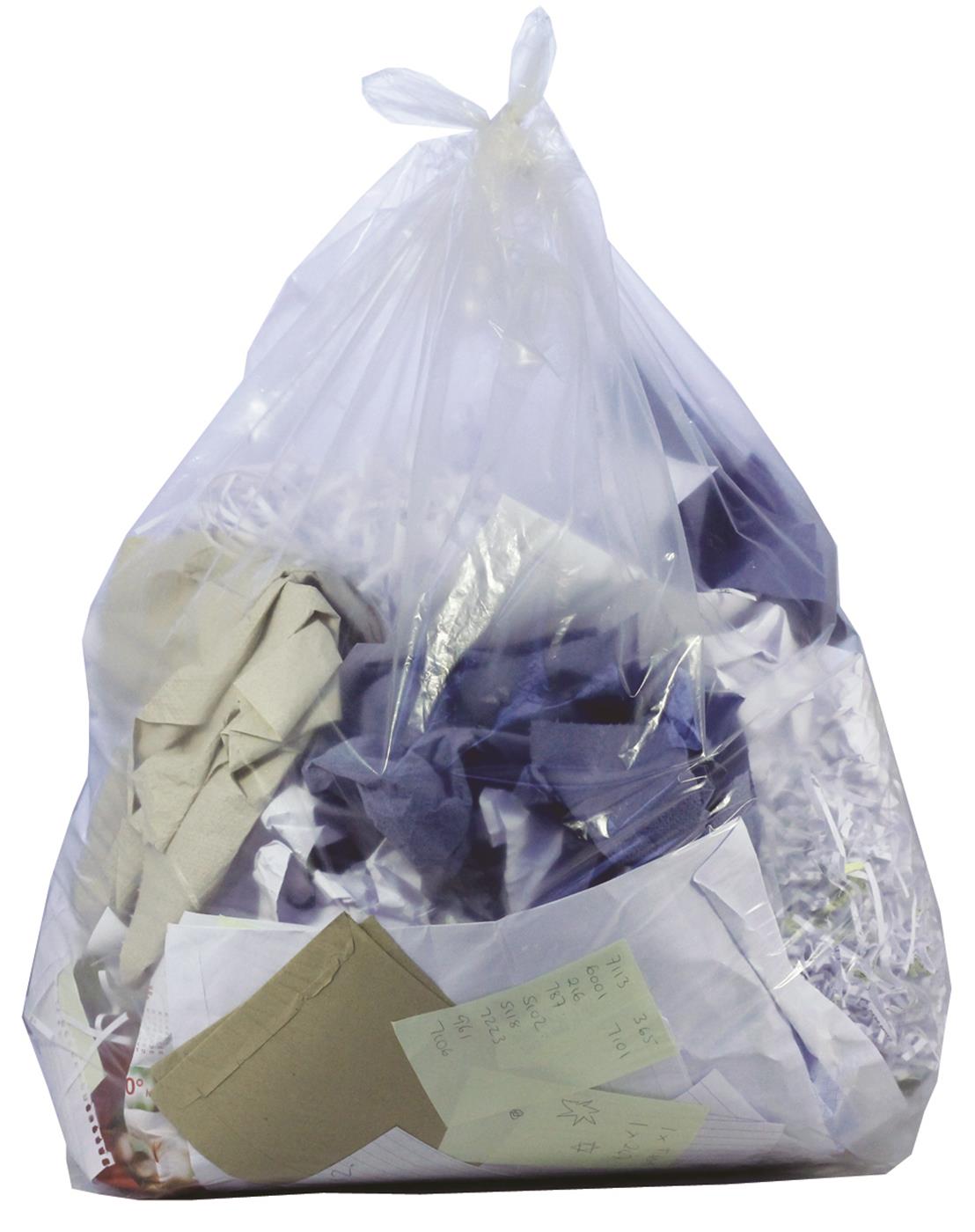 Clear Refuse Sacks x 200 – Scottish Disposable Supplies